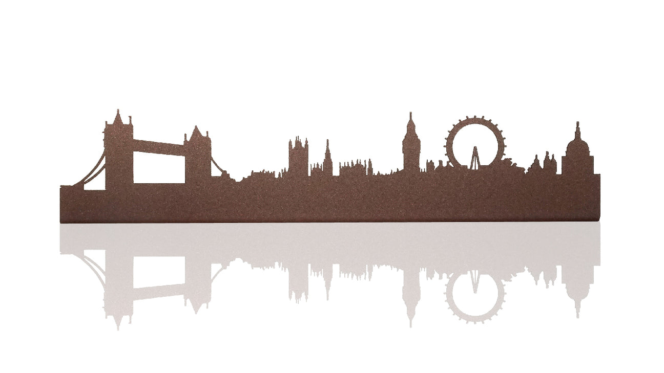 Custom skylines for metal or printed wood events, Barcelona design ...