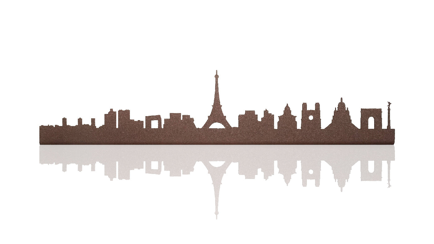 Custom skylines for metal or printed wood events, Barcelona design ...