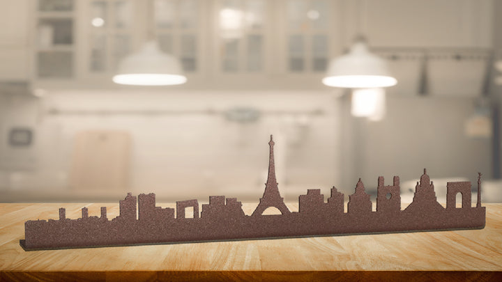 Custom skylines for metal or printed wood events, Barcelona design ...