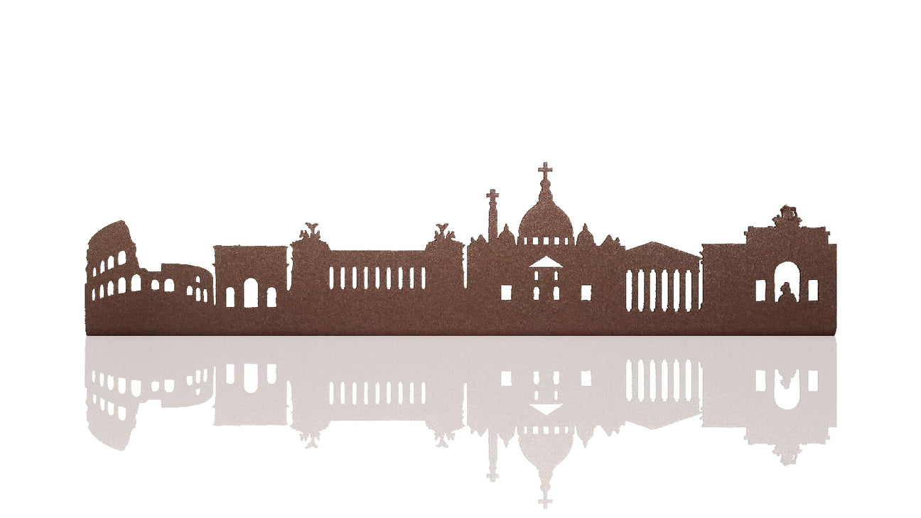 Custom skylines for metal or printed wood events, Barcelona design ...